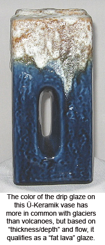 West German Pottery Lava and Volcanic Glazes